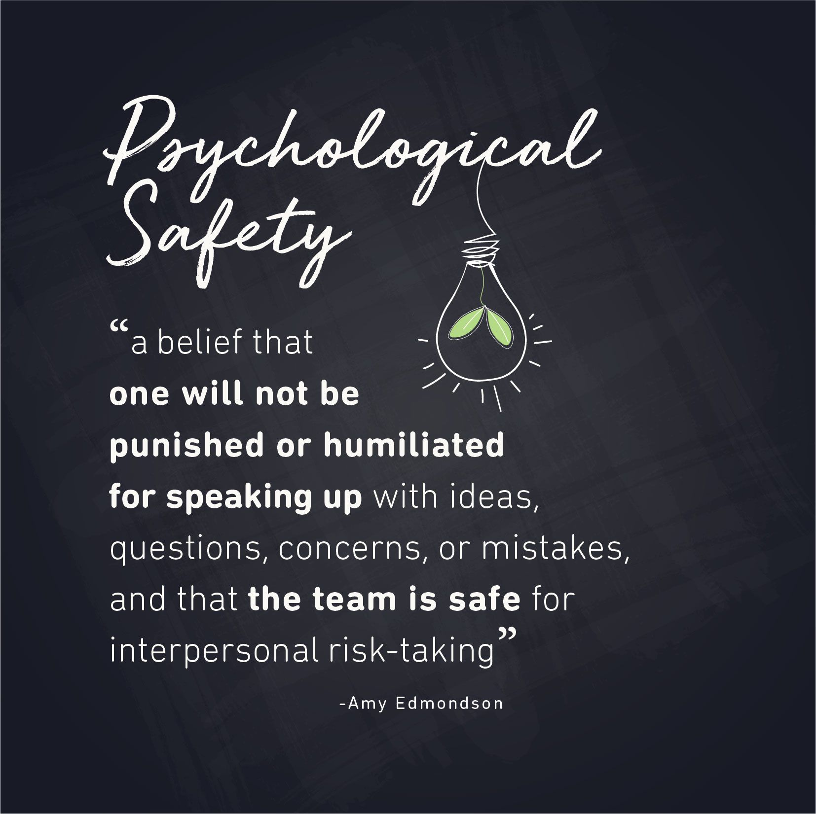 Psychological Safety – Amy C. Edmondson